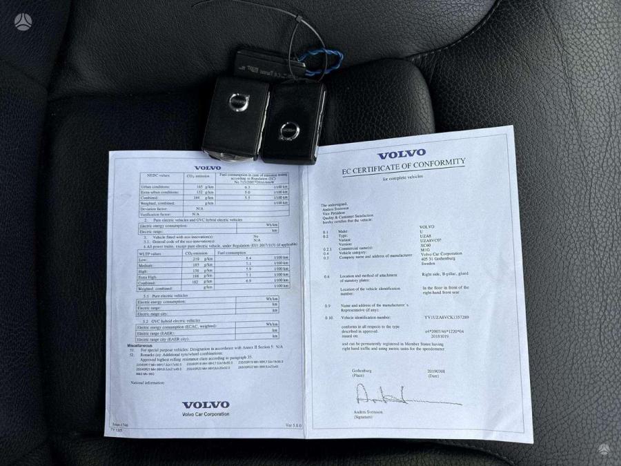 Melns Volvo XC60 2019 Kauņa, ar dzinēja tilpumu 1.97 L un nobraukumu 86 tūkst. km par 25500 €, foto 38 vietnē AUTOMOTO.COM.LV