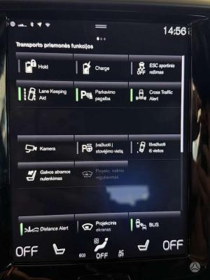 Melns Volvo XC60 2019 Viļņa, ar dzinēja tilpumu 1.97 L un nobraukumu 200 tūkst. km par 21800 €, foto 12 vietnē AUTOMOTO.COM.LV