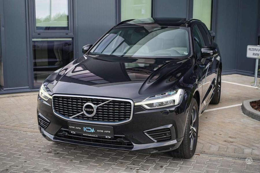 Black Volvo XC60 2020 in Kaunas, with an engine capacity of 1.97 L and mileage of 212 thousand km for 23950 €, photo 6 on AUTOMOTO.COM.LV