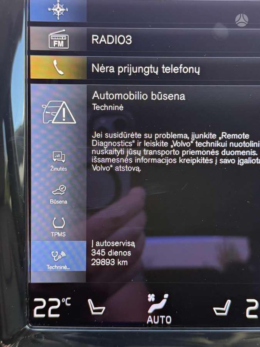 Melns Volvo XC60 2021 Kauņa, ar dzinēja tilpumu 1.97 L un nobraukumu 188 tūkst. km par 22990 €, foto 40 vietnē AUTOMOTO.COM.LV