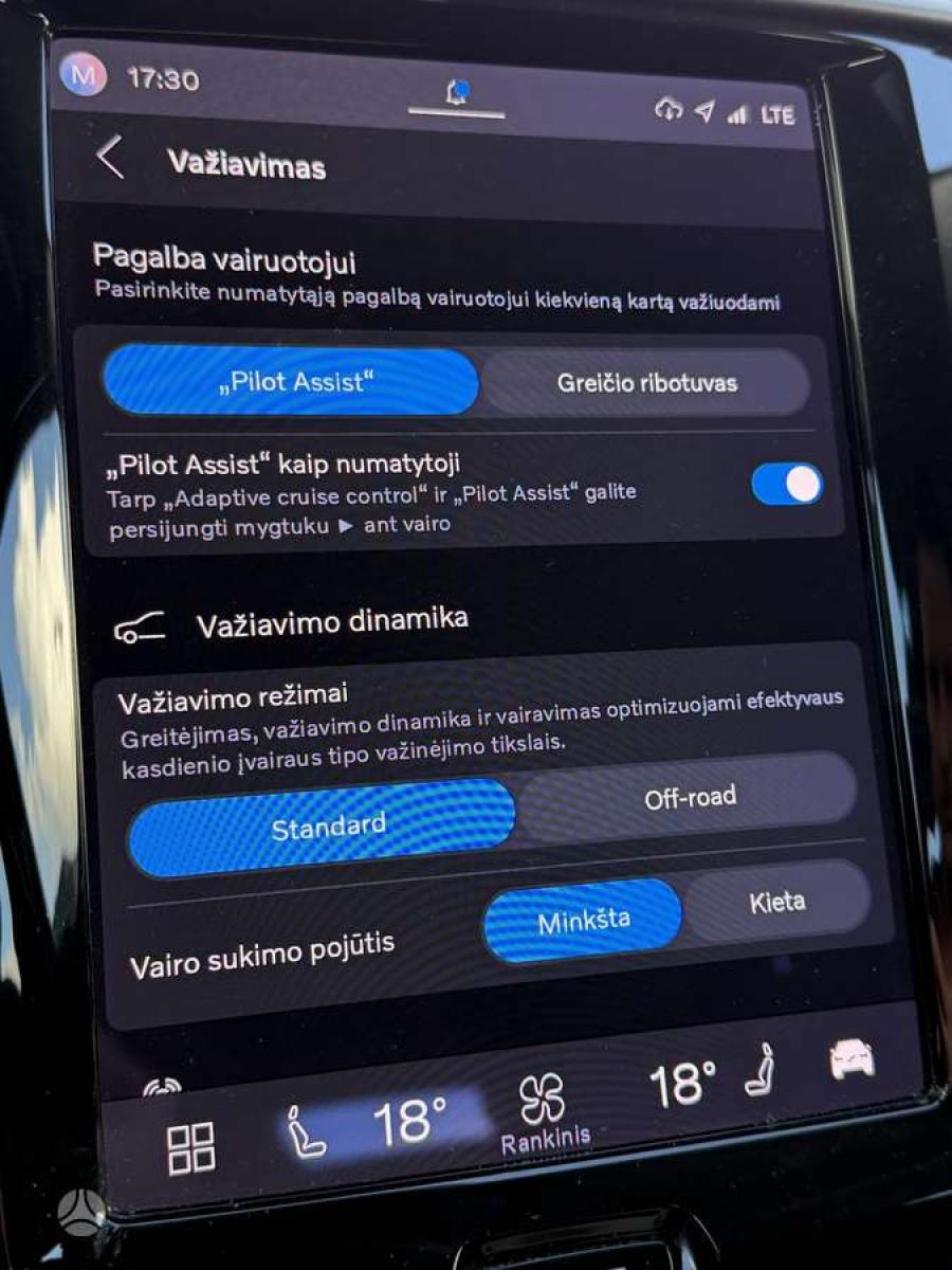 Melns Volvo XC60 2022 Kauņa, ar dzinēja tilpumu 1.97 L un nobraukumu 222 tūkst. km par 21900 €, foto 10 vietnē AUTOMOTO.COM.LV