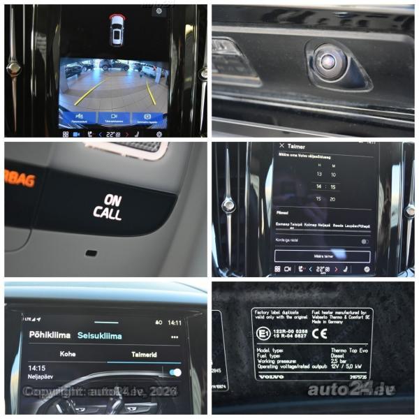 Melns Volvo XC60 2022 Tallina, ar dzinēja tilpumu 2.00 L un nobraukumu 105 tūkst. km par 34500 €, foto 9 vietnē AUTOMOTO.COM.LV