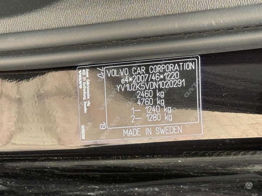 Melns Volvo XC60 2022 Šauļi, ar dzinēja tilpumu 1.97 L un nobraukumu 186 tūkst. km par 28190 €, foto 34 vietnē AUTOMOTO.COM.LV