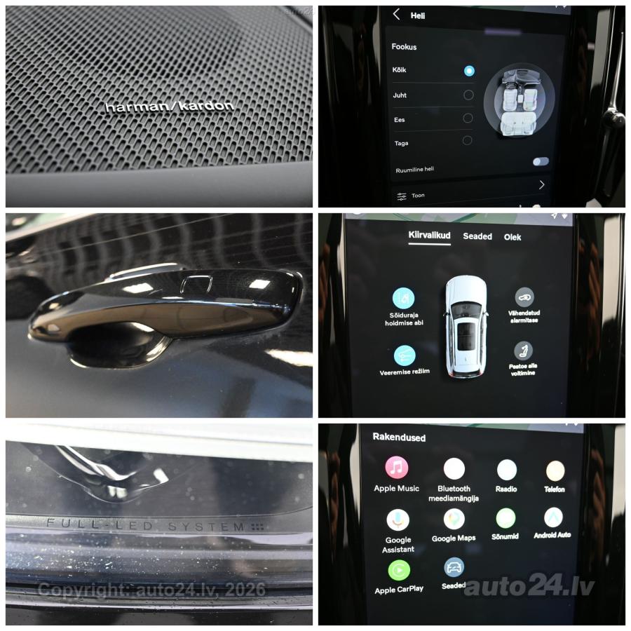 Black Volvo XC60 2022 in Tallinn, with an engine capacity of 2.00 L and mileage of 128 thousand km for 34890 €, photo 16 on AUTOMOTO.COM.LV