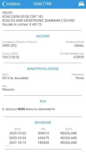 Blue Volvo XC60 2012 in Panevezys, with an engine capacity of 2.40 L and mileage of 342 thousand km for 6999 €, photo 41 on AUTOMOTO.COM.LV