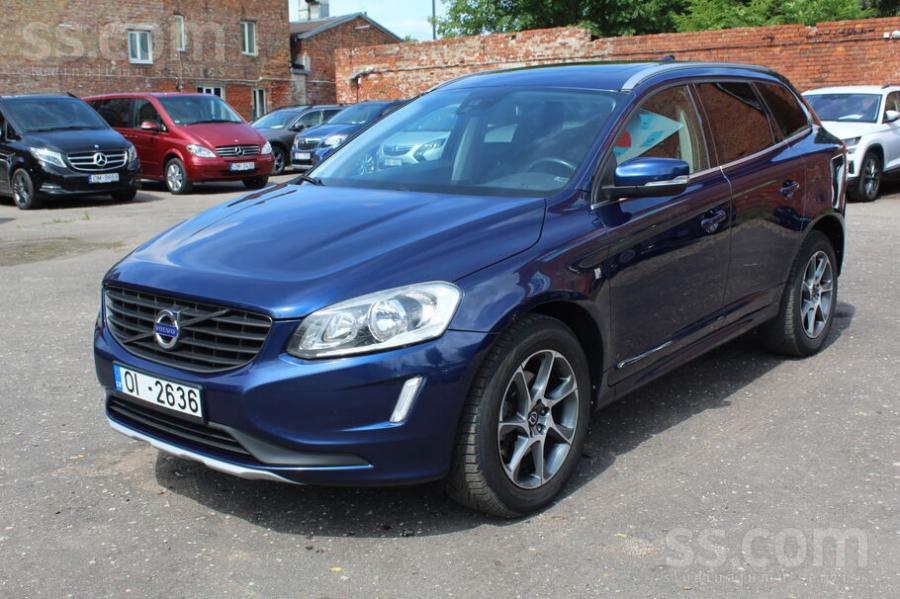 Blue Volvo XC60 2015 in Liepaja, with an engine capacity of 2.00 L and mileage of 250 thousand km for 12300 €, photo 3 on AUTOMOTO.COM.LV