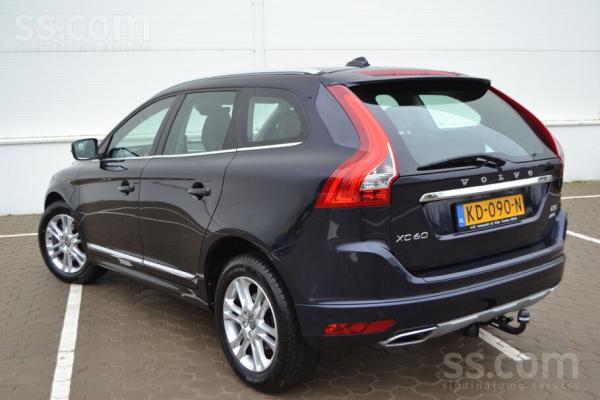Blue Volvo XC60 2016 in Riga, with an engine capacity of 2.40 L and mileage of 0 thousand km for 15950 €, photo 4 on AUTOMOTO.COM.LV
