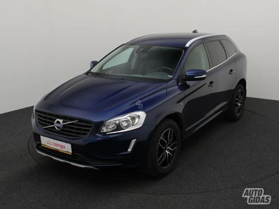 Blue Volvo XC60 2016 in Vilnius, with an engine capacity of 2.00 L and mileage of 123 thousand km for 18899 €, photo 1 on AUTOMOTO.COM.LV