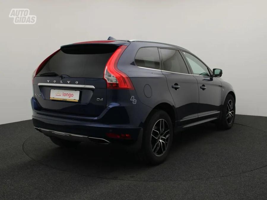 Blue Volvo XC60 2016 in Vilnius, with an engine capacity of 2.00 L and mileage of 123 thousand km for 18899 €, photo 8 on AUTOMOTO.COM.LV