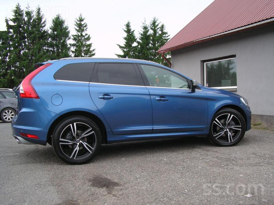 Blue Volvo XC60 2016 in Riga, with an engine capacity of 2.40 L and mileage of 0 thousand km for 16950 €, photo 4 on AUTOMOTO.COM.LV