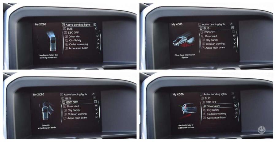 Blue Volvo XC60 2016 in Vilnius, with an engine capacity of 2.40 L and mileage of 100 thousand km for 17350 €, photo 23 on AUTOMOTO.COM.LV