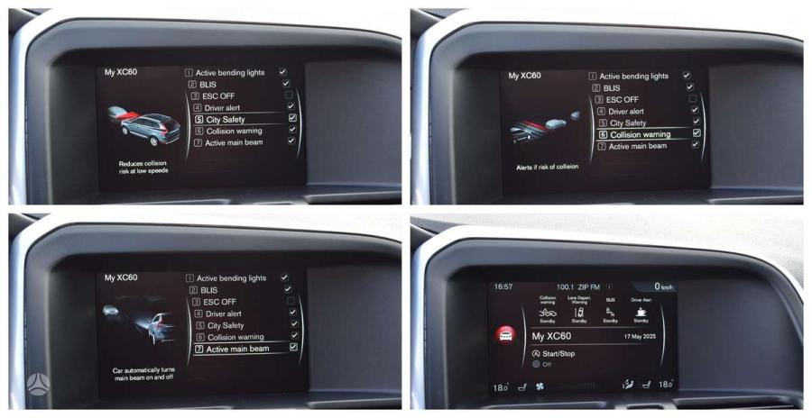 Blue Volvo XC60 2016 in Vilnius, with an engine capacity of 2.40 L and mileage of 100 thousand km for 17350 €, photo 24 on AUTOMOTO.COM.LV