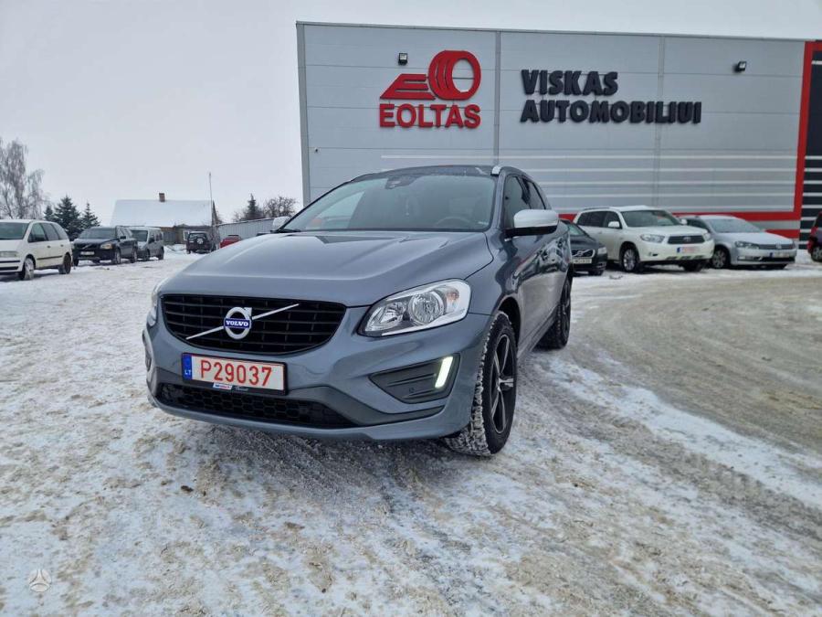 Zils Volvo XC60 2017 Ukmergė, ar dzinēja tilpumu 1.98 L un nobraukumu 240 tūkst. km par 13800 €, foto 1 vietnē AUTOMOTO.COM.LV