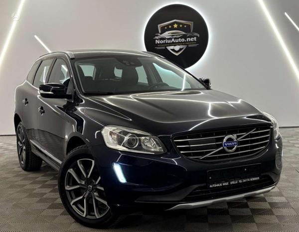 Blue Volvo XC60 2017 in Marijampole, with an engine capacity of 1.97 L and mileage of 327 thousand km for 11850 €, photo 1 on AUTOMOTO.COM.LV