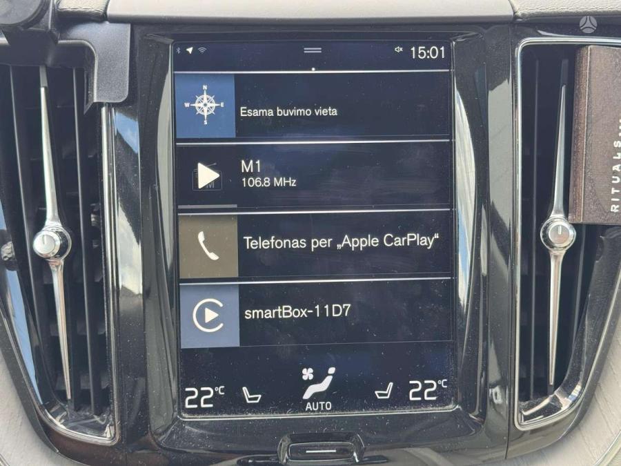 Zils Volvo XC60 2017 Viļņa, ar dzinēja tilpumu 1.97 L un nobraukumu 93 tūkst. km par 22900 €, foto 14 vietnē AUTOMOTO.COM.LV