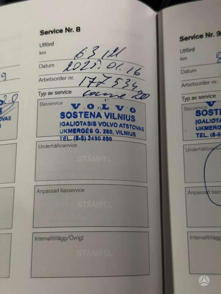 Zils Volvo XC60 2017 Viļņa, ar dzinēja tilpumu 1.97 L un nobraukumu 93 tūkst. km par 22900 €, foto 20 vietnē AUTOMOTO.COM.LV