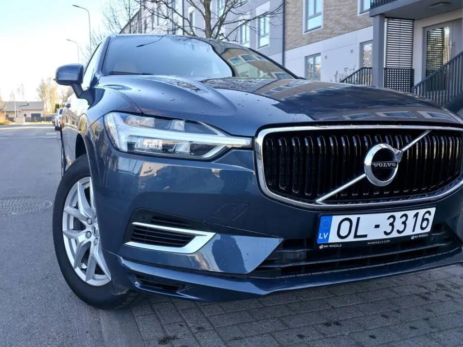 Blue Volvo XC60 2018 in Riga, with an engine capacity of 2.00 L and mileage of 66 thousand km for 26490 €, photo 52 on AUTOMOTO.COM.LV