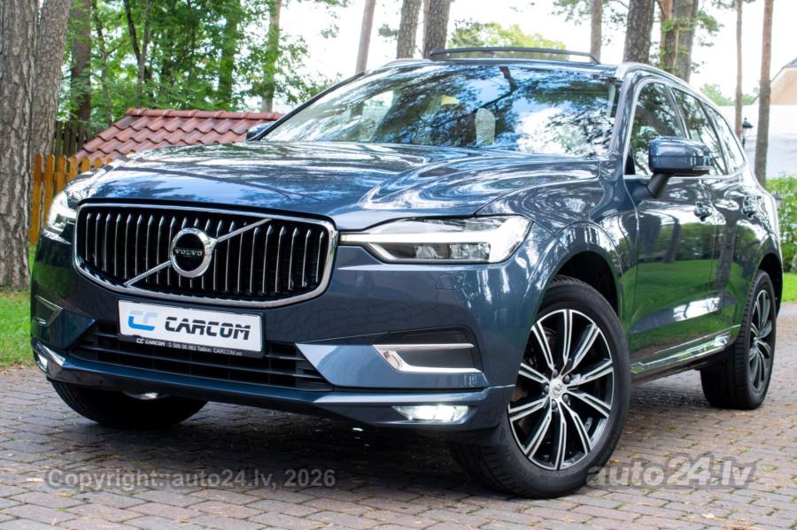 Blue Volvo XC60 2018 in Tallinn, with an engine capacity of 2.00 L and mileage of 111 thousand km for 26690 €, photo 1 on AUTOMOTO.COM.LV