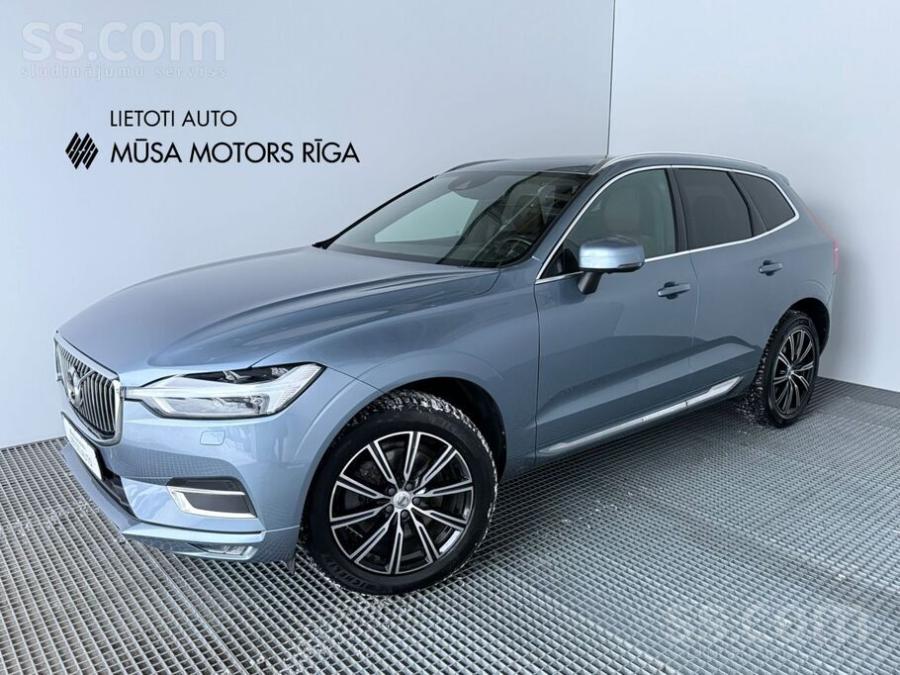 Blue Volvo XC60 2019 in Riga, with an engine capacity of 2.00 L and mileage of 158 thousand km for 26490 €, photo 1 on AUTOMOTO.COM.LV
