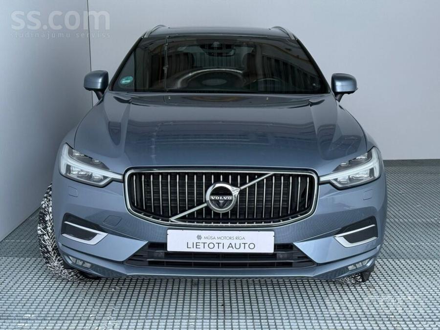 Blue Volvo XC60 2019 in Riga, with an engine capacity of 2.00 L and mileage of 158 thousand km for 26490 €, photo 3 on AUTOMOTO.COM.LV
