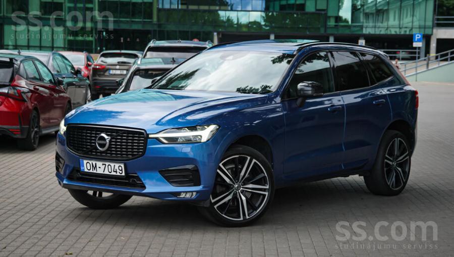 Blue Volvo XC60 2019 in Riga, with an engine capacity of 2.00 L and mileage of 250 thousand km for 19950 €, photo 1 on AUTOMOTO.COM.LV