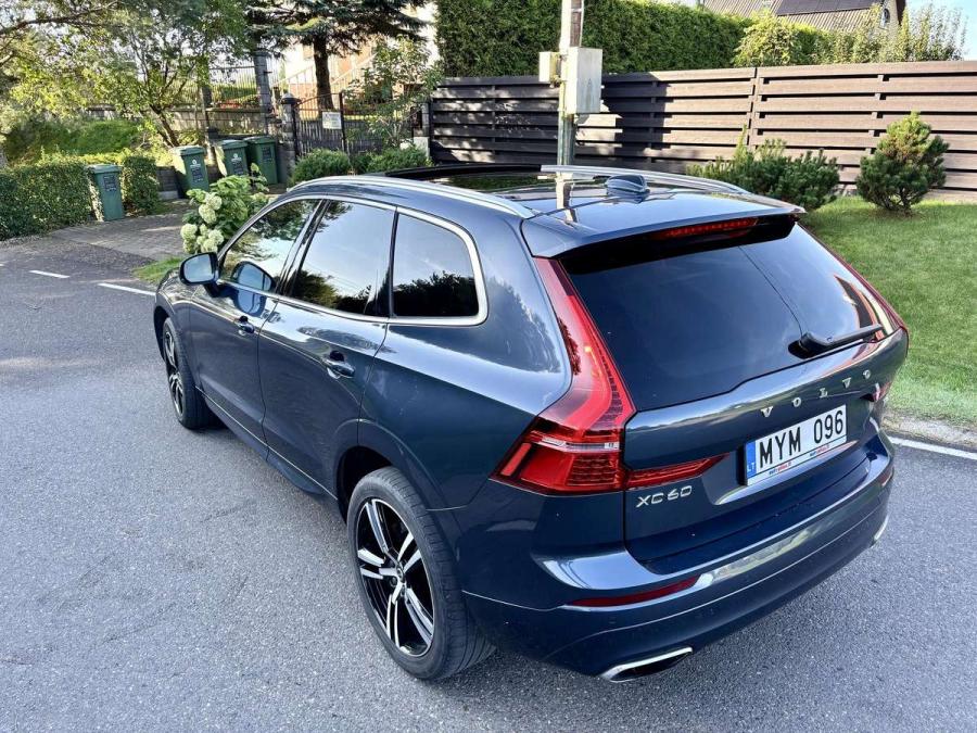 Blue Volvo XC60 2020 in Vilnius, with an engine capacity of 2.00 L and mileage of 90 thousand km for 25400 €, photo 7 on AUTOMOTO.COM.LV