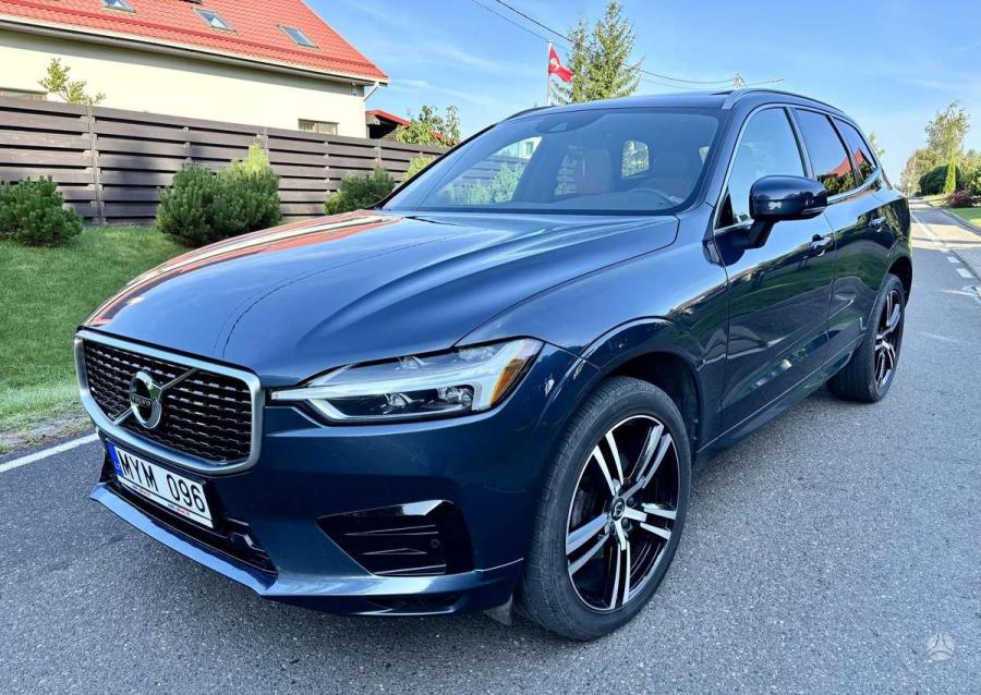 Blue Volvo XC60 2020 in Vilnius, with an engine capacity of 2.00 L and mileage of 90 thousand km for 25400 €, photo 9 on AUTOMOTO.COM.LV