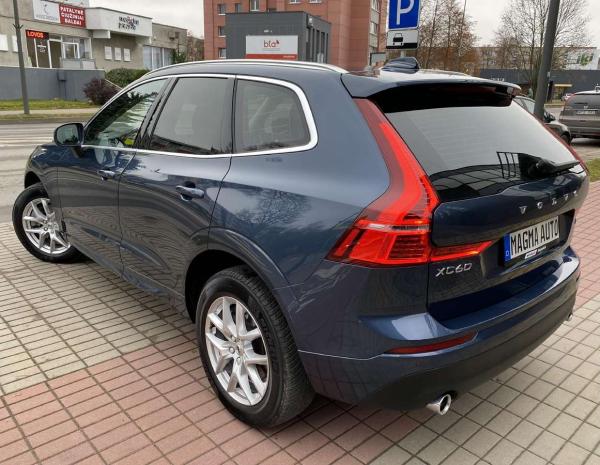 Blue Volvo XC60 2021 in Marijampole, with an engine capacity of 1.97 L and mileage of 112 thousand km for 25499 €, photo 4 on AUTOMOTO.COM.LV