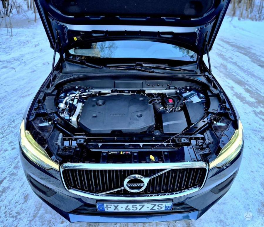 Blue Volvo XC60 2021 in Vilnius, with an engine capacity of 1.97 L and mileage of 222 thousand km for 21300 €, photo 39 on AUTOMOTO.COM.LV