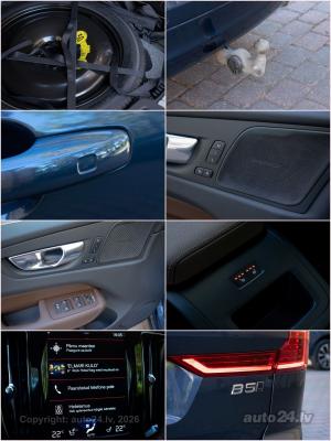 Blue Volvo XC60 2021 in Tallinn, with an engine capacity of 2.00 L and mileage of 70 thousand km for 37900 €, photo 15 on AUTOMOTO.COM.LV