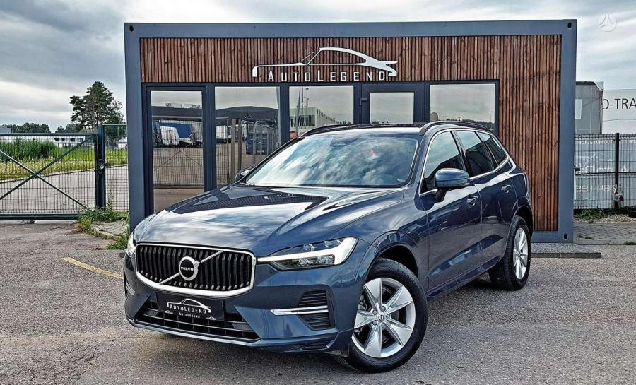 Blue Volvo XC60 2021 in Vilnius, with an engine capacity of 1.97 L and mileage of 83 thousand km for 26990 €, photo 1 on AUTOMOTO.COM.LV