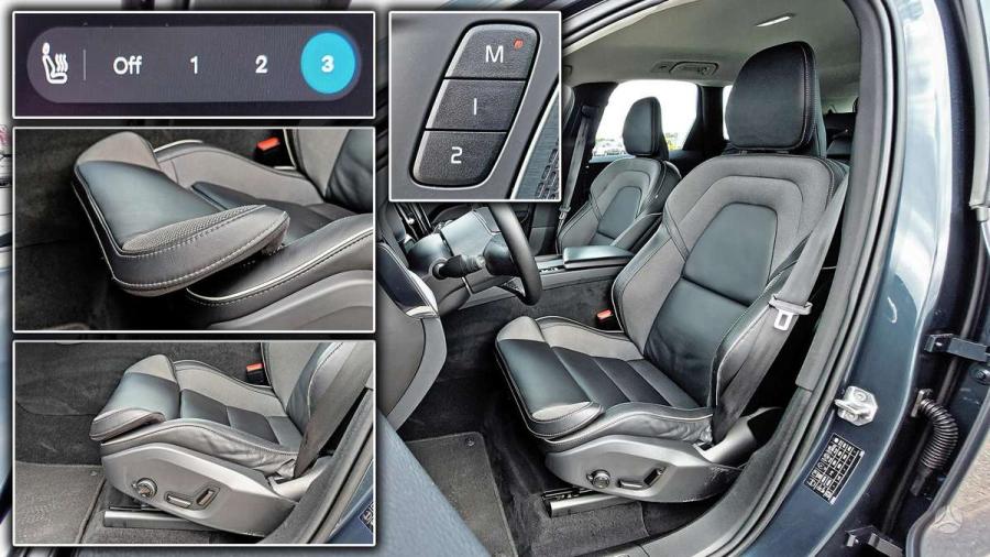 Blue Volvo XC60 2021 in Vilnius, with an engine capacity of 1.97 L and mileage of 83 thousand km for 26990 €, photo 21 on AUTOMOTO.COM.LV