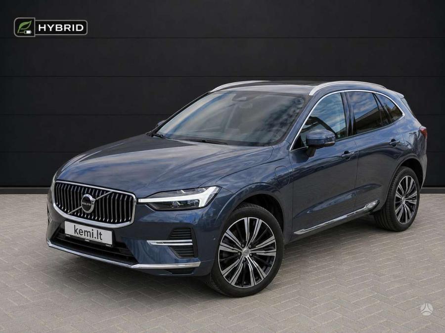Blue Volvo XC60 2021 in Vilnius, with an engine capacity of 1.97 L and mileage of 165 thousand km for 29750 €, photo 1 on AUTOMOTO.COM.LV