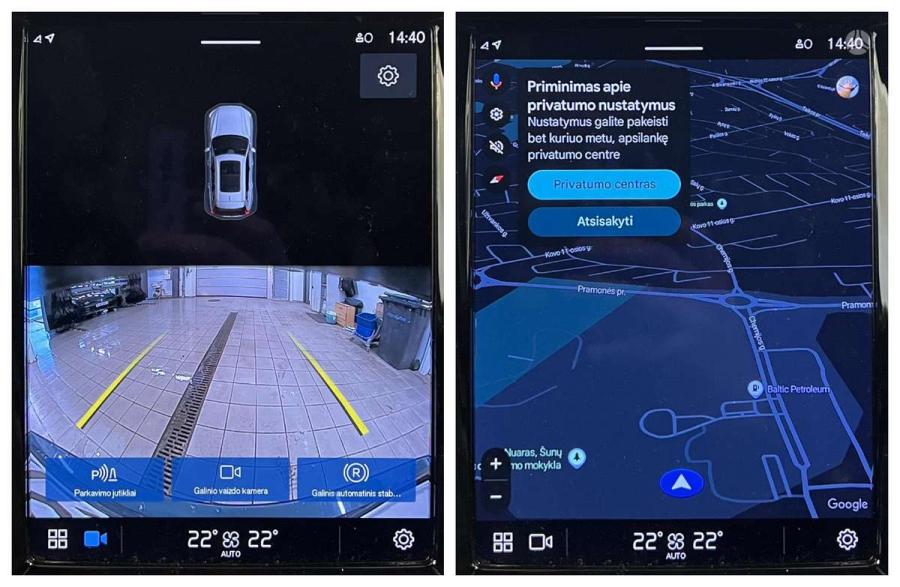 Blue Volvo XC60 2022 in Kaunas, with an engine capacity of 1.97 L and mileage of 90 thousand km for 39500 €, photo 12 on AUTOMOTO.COM.LV