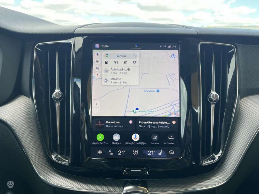 Zils Volvo XC60 2022 Viļņa, ar dzinēja tilpumu 1.97 L un nobraukumu 125 tūkst. km par 28999 €, foto 19 vietnē AUTOMOTO.COM.LV