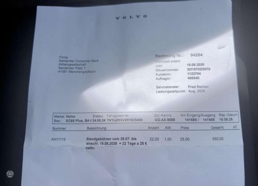 Синий Вольво ХС60 2024 в Шяуляй, объемом двигателя 1.97 л и пробегом 142 тыс. км за 29450 €, фото 35 на AUTOMOTO.COM.LV