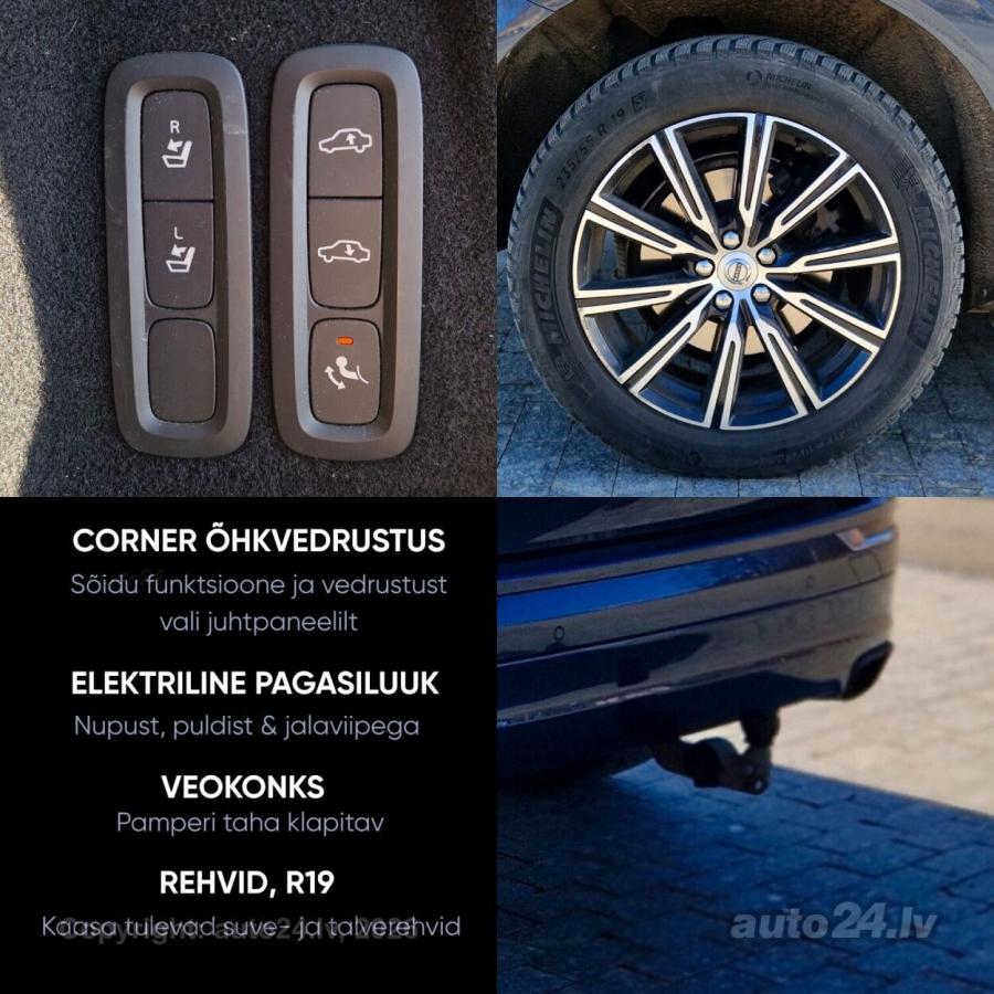 Zils Volvo XC60 2017 Tallina, ar dzinēja tilpumu 2.00 L un nobraukumu 195 tūkst. km par 24900 €, foto 20 vietnē AUTOMOTO.COM.LV