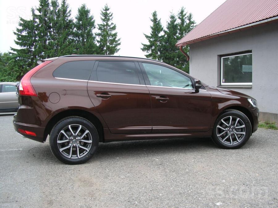 Brown Volvo XC60 2014 in Riga, with an engine capacity of 2.40 L and mileage of 0 thousand km for 14950 €, photo 4 on AUTOMOTO.COM.LV