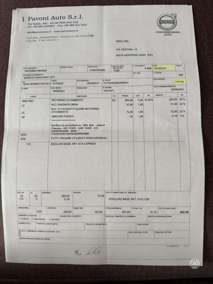 Коричневый Вольво ХС60 2014 в Вильнюс, объемом двигателя 2.40 л и пробегом 230 тыс. км за 11500 €, фото 25 на AUTOMOTO.COM.LV