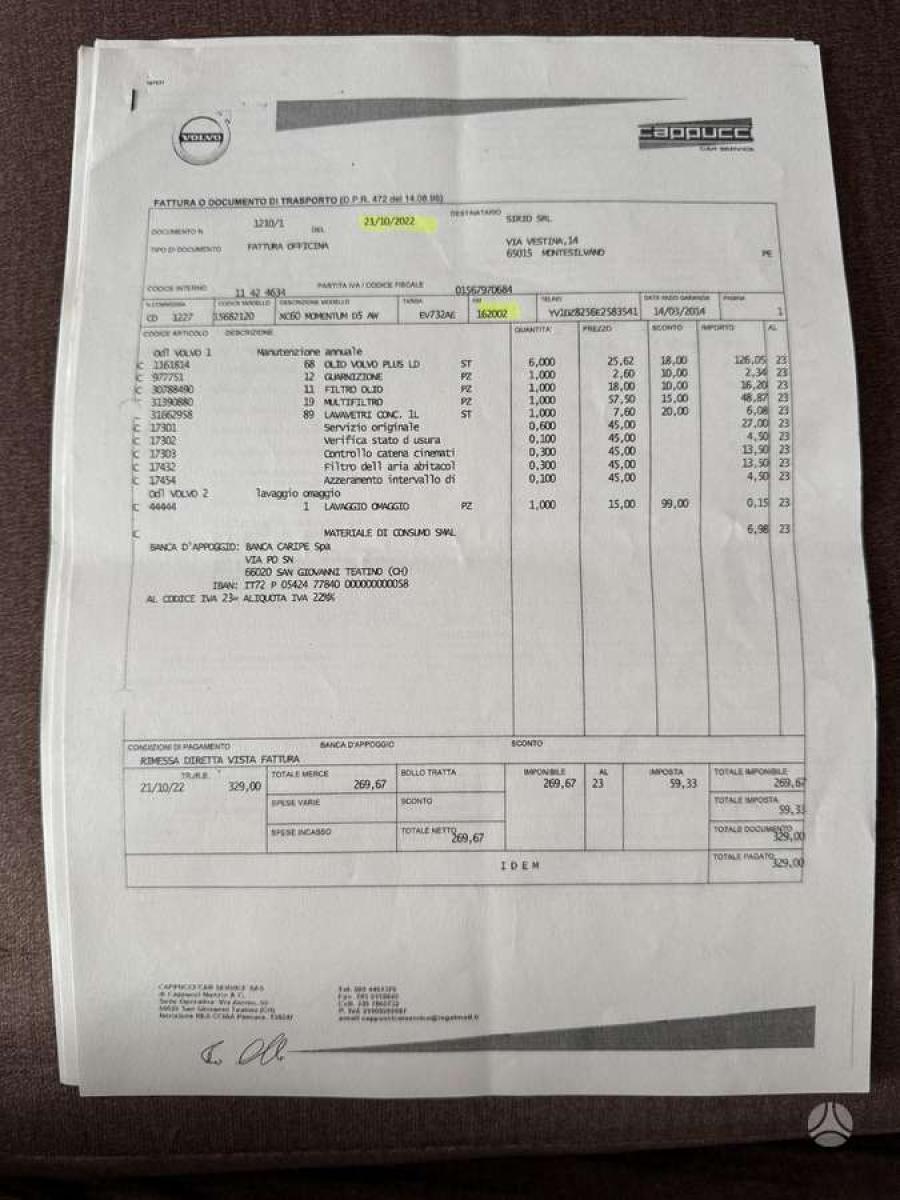Коричневый Вольво ХС60 2014 в Вильнюс, объемом двигателя 2.40 л и пробегом 230 тыс. км за 11500 €, фото 26 на AUTOMOTO.COM.LV