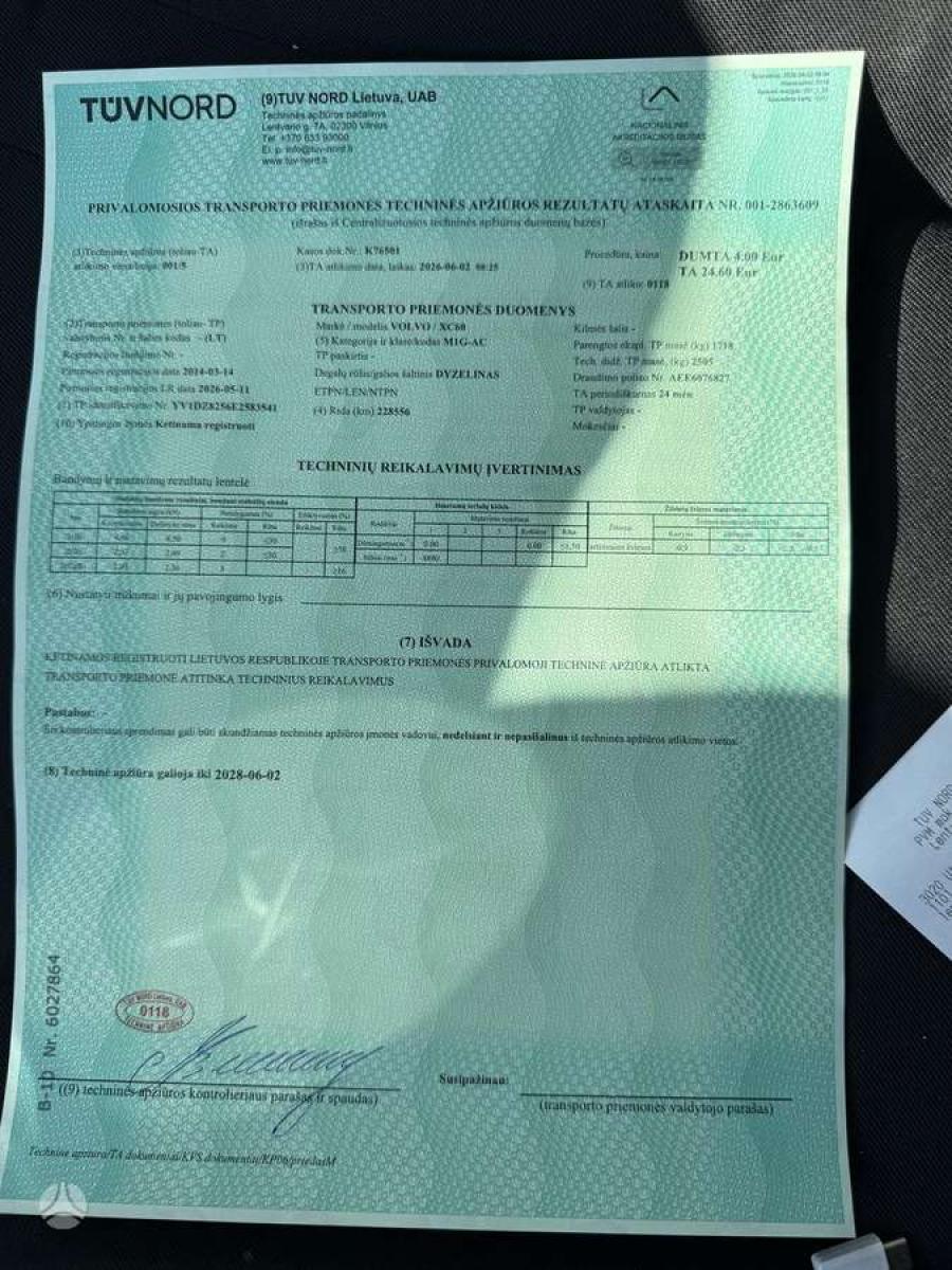 Коричневый Вольво ХС60 2014 в Вильнюс, объемом двигателя 2.40 л и пробегом 230 тыс. км за 11500 €, фото 30 на AUTOMOTO.COM.LV