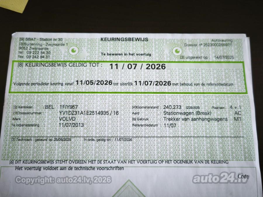 Brūns Volvo XC60 2014 Tartu, ar dzinēja tilpumu 2.00 L un nobraukumu 243 tūkst. km par 11790 €, foto 5 vietnē AUTOMOTO.COM.LV