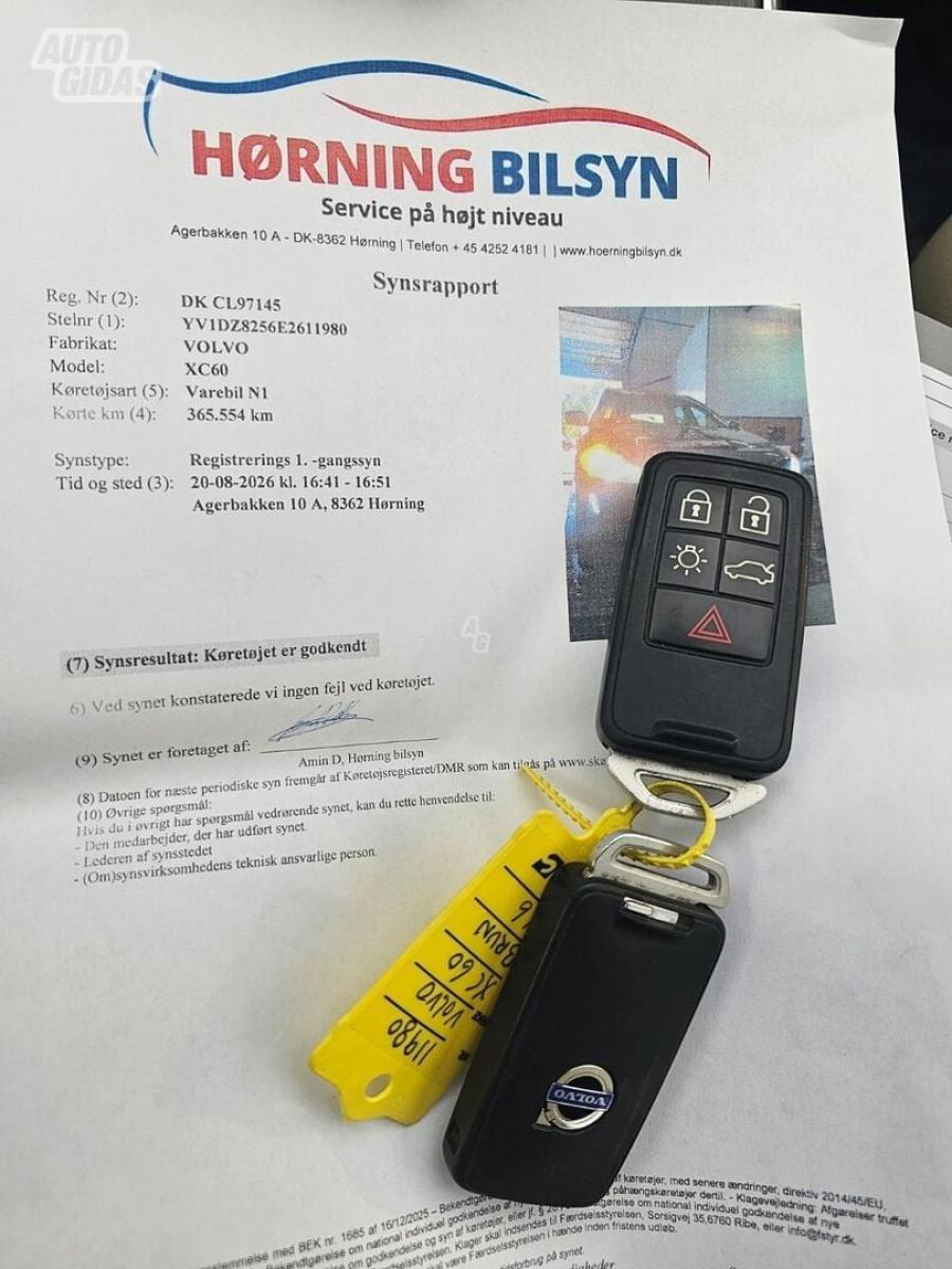 Коричневый Вольво ХС60 2014 в Пакруойис, объемом двигателя 2.40 л и пробегом 365 тыс. км за 8900 €, фото 15 на AUTOMOTO.COM.LV