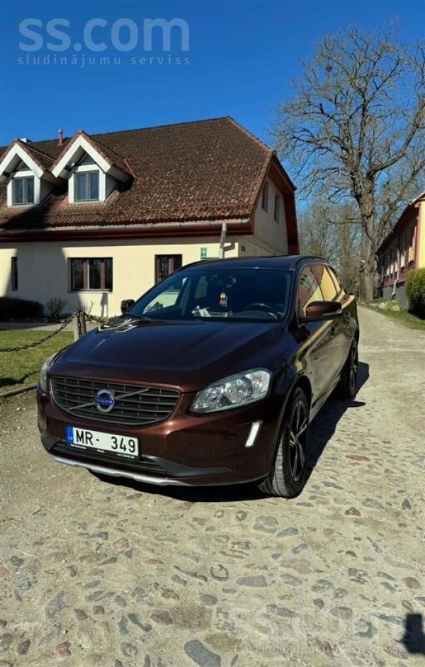 Brown Volvo XC60 2015 in Talsi, with an engine capacity of 2.00 L and mileage of 246 thousand km for 11900 €, photo 1 on AUTOMOTO.COM.LV