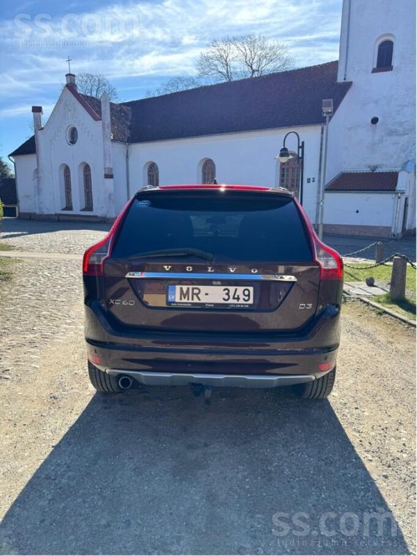 Brown Volvo XC60 2015 in Talsi, with an engine capacity of 2.00 L and mileage of 246 thousand km for 11900 €, photo 3 on AUTOMOTO.COM.LV