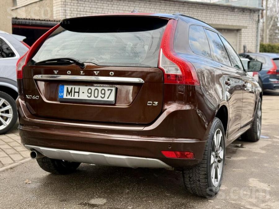 Brown Volvo XC60 2015 in Riga, with an engine capacity of 2.00 L and mileage of 0 thousand km for 9150 €, photo 5 on AUTOMOTO.COM.LV