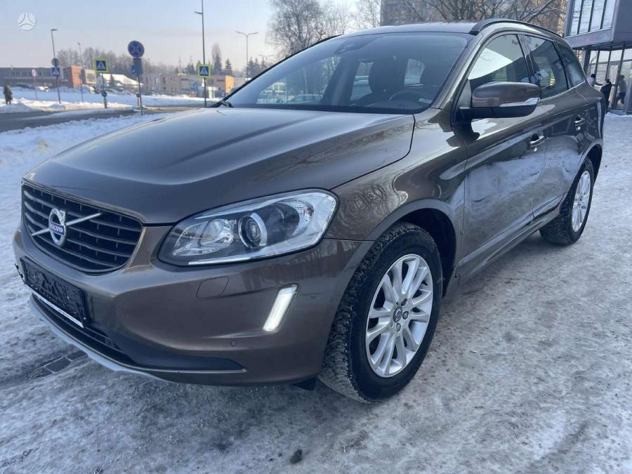 Brown Volvo XC60 2017 in Kaunas, with an engine capacity of 1.97 L and mileage of 271 thousand km for 11250 €, photo 1 on AUTOMOTO.COM.LV