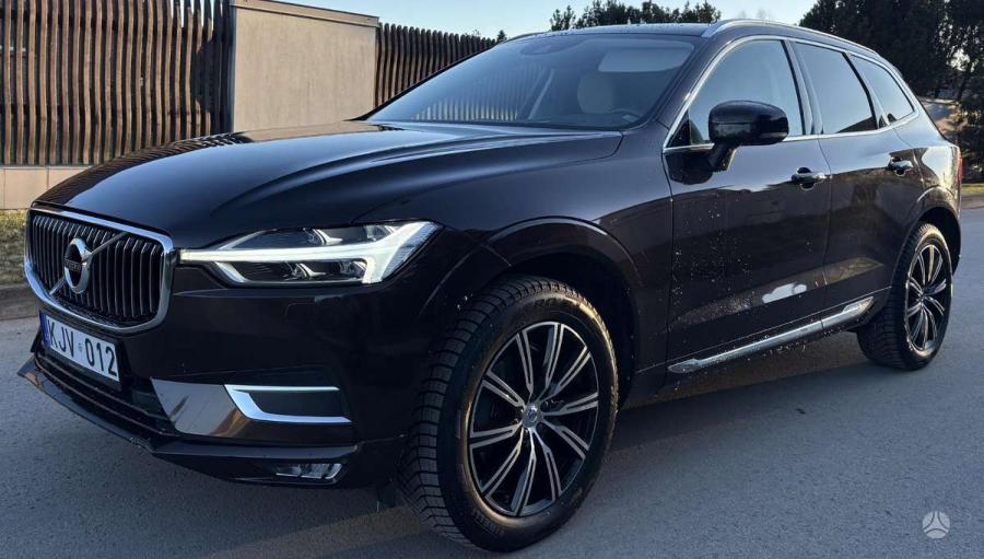 Brown Volvo XC60 2018 in Kaunas, with an engine capacity of 1.97 L and mileage of 95 thousand km for 25999 €, photo 1 on AUTOMOTO.COM.LV