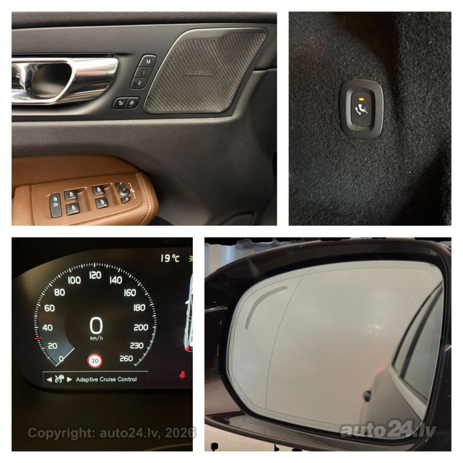 Brown Volvo XC60 2018 in Tallinn, with an engine capacity of 2.00 L and mileage of 205 thousand km for 25900 €, photo 12 on AUTOMOTO.COM.LV