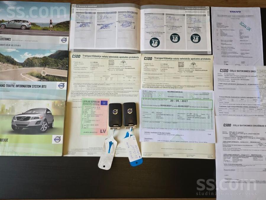 Zaļš Volvo XC60 2010 Rīga, ar dzinēja tilpumu 2.00 L un nobraukumu 312 tūkst. km par 7950 €, foto 36 vietnē AUTOMOTO.COM.LV